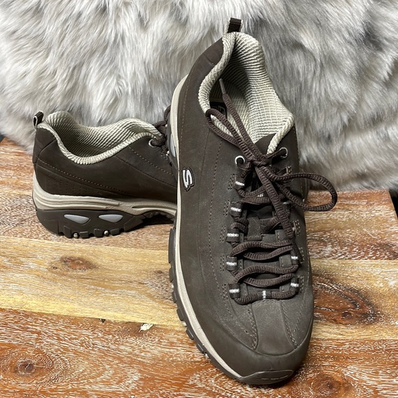 Skechers | Shoes | Skechers Womens Sport Brown Suede Sneakers | Poshmark
